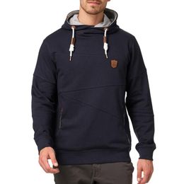 INDICODE Herren Kapuzensweatshirt &raquo;INAix&laquo; blau M