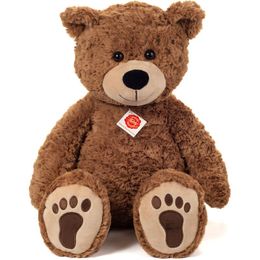 HERMANN TEDDY ORIGINAL Kuscheltier &raquo;Teddy sitzend, braun, 55 cm&laquo; mit aufgestickten Tatzen braun Kuscheltier