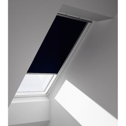 Velux Verdunklungsrollo &raquo;DKL SK06/MK06/CK02/FK06/MK04/CK04 1085S&laquo; verdunkelnd Verdunkelung ohne Bohren in F&uuml;hrungsschienen alufarbene F&uuml;hrungsschienen