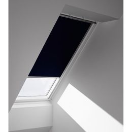 Velux Verdunklungsrollo &raquo;DKL SK06/MK06/CK02/FK06/MK04/CK04 1085S&laquo; verdunkelnd Verdunkelung ohne Bohren in F&uuml;hrungsschienen alufarbene F&uuml;hrungsschienen