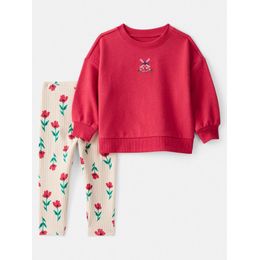 Carter's carter's 2tlg. Outfit in Rot/ Beige - 36% | Gr&ouml;&szlig;e 86 | Baby-sweatshirts-jacken