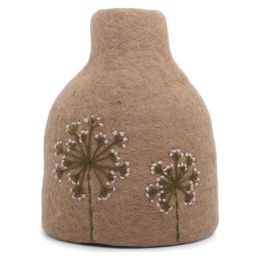 Gry & Sif Vase in Beige - (H)13 cm - &Oslash; 9 cm - 13% | Kerzen-vasen