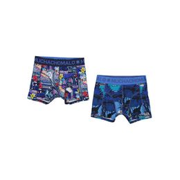 MUCHACHOMALO 2er-Set: Boxershorts in Dunkelblau - 51% | Gr&ouml;&szlig;e 176 | Kinder-waesche