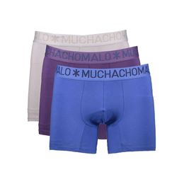 MUCHACHOMALO 3er-Set: Boxershorts in Grau/ Lila/ Blau - 59% | Gr&ouml;&szlig;e XXL | Herren-waesche