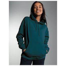 TRIGEMA Damen Kapuzensweatshirt &raquo;TRIGEMA Hoodie aus Sweatqualit&auml;t&laquo; blau S