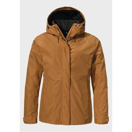 Sch&ouml;ffel Sch&ouml;ffel Damen Doppeljacke &raquo;Hiking 3in1 Jacket Style Okere WMS&laquo; mit Kapuze braun 40
