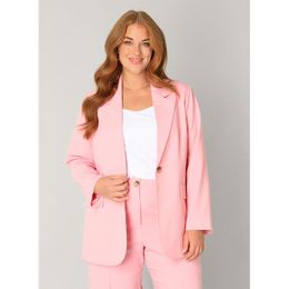 Base Level Curvy Damen Jackenblazer &raquo;Yelena&laquo; mit gro&szlig;en Knopf 50