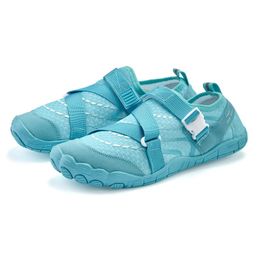 Venice Beach Damen Badeschuh Aquaschuh, Slipper, Wasserschuh mit Klettverschluss VEGAN blau 35