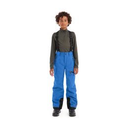 Killtec Jungen Skihose &raquo;Boys Skihose 242&laquo; Wasserdichte Skihose mit abnehmbarem Latz und verstellbarem Bund blau 116, Normalgr&ouml;&szlig;en
