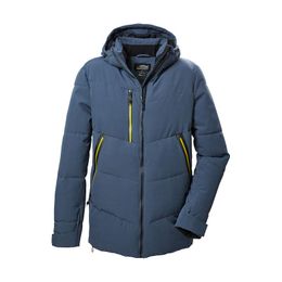 Killtec Herren Steppjacke &raquo;KOW 1 MN QLTD JCKT&laquo; Wasser- und windabweisende Funktionsjacke, Kapuze, recyceltes Material blau M