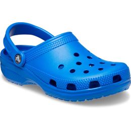 Crocs Damen Clog &raquo;Classic&laquo; Sommerschuh, Gartenschuh, Poolslides, mit typischem Logo blau 45