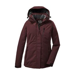 Killtec Damen Outdoorjacke &raquo;KOW 140 WMN JCKT&laquo; Wasserdichte Damenjacke, atmungsaktiv, abnehmbare Kapuze rot 38
