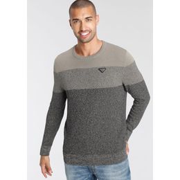 Bruno Banani Herren Strickpullover im modischem Look beige XXL (60/62)