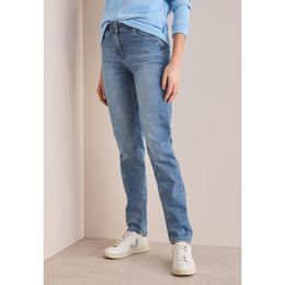 Cecil Damen Slim-fit-Jeans &raquo;Style Toronto&laquo;, bequemer fit blau 32, L&auml;nge 28