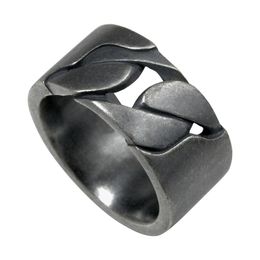 CAI Ca&iuml; Herren CA&Iuml; Fingerring &raquo;925/- Sterling Silber matt oxidiert schwarz&laquo;