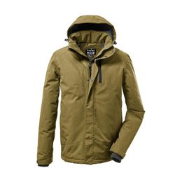Killtec Herren Outdoorjacke &raquo;KOW 161 MN JCKT&laquo; Wasser- und winddichte Funktionsjacke mit abnehmbarer Kapuze gr&uuml;n L