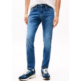 Tommy Jeans Herren &raquo;Scanton Slim&laquo; Slim?Fit?Jeans mit mittlerer Leibh&ouml;he, 5?Pocket?Design blau 30, L&auml;nge 34