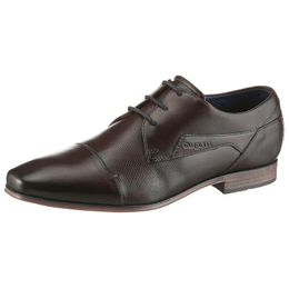 Bugatti Herren Bugatti Schn&uuml;rschuh , Abendschuh, Businessschuh, Festtagsschuh mit Hand Finish braun 41