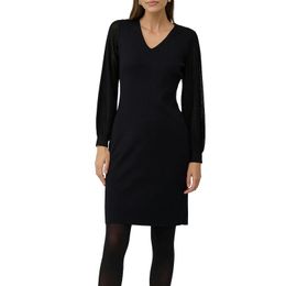 s.Oliver BLACK LABEL Damen s.Oliver BLACK LABEL Strickkleid mit V-Ausschnitt schwarz 44, N-Gr
