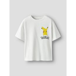 name it Jungen T-Shirt &raquo;NKMSTU POKEMON SS NREG TOP BOX SKY&laquo; wei&szlig; 122/128