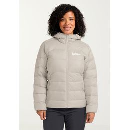 Jack Wolfskin Damen Daunenjacke &raquo;ATHER DOWN HOODY W RDS&laquo; mit Kapuze beige XXL (48)