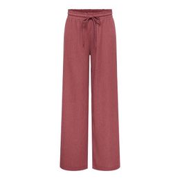 Only Damen Only Schlupfhose &raquo;ONLALTA MW STRING WIDE PANT PNT ZLO&laquo; Materialmix, weite Beinform S, L&auml;nge 32