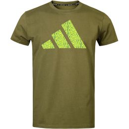 adidas Performance T-Shirt &raquo;Perfo Script Graphic Tee&laquo; gr&uuml;n T-Shirt