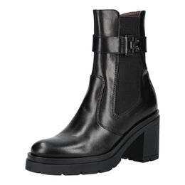 Nero Giardini Damen High-Heel-Stiefelette &raquo; Stiefelette Leder/Textil&laquo; schwarz 41