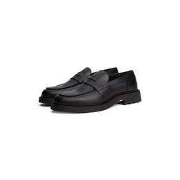 Tommy Hilfiger Herren Slipper &raquo;HILFIGER COMFORT LWT LTH LOAFER&laquo; , Abendschuh, Loafer, Businessschuh mit abgesteppter Naht schwarz 40