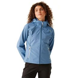 Regatta Softshelljacke "Bourda" in Hellblau - 77% | Gr&ouml;&szlig;e 40 | Damen-outdoorjacken
