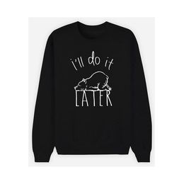 WOOOP Sweatshirt "I'll do it later" in Schwarz - 54% | Gr&ouml;&szlig;e L | Damen-sweatshirts-jacken