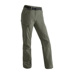 Maier Sports Damen Funktionshose &raquo;Lulaka&laquo; Damen Wanderhose, atmungsaktive Outdoor-Hose mit Roll up Funktion gr&uuml;n 38, Normalgr&ouml;&szlig;en