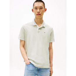 Tommy Jeans Herren Poloshirt &raquo;TJM REG TIPPED POLO EXT&laquo; Mit Rundhalsausschnitt gr&uuml;n S