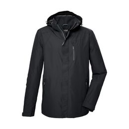 Killtec Herren Outdoorjacke &raquo;KOS 32 MN JCKT&laquo; Wasserdicht, atmungsaktiv, abnehmbare Kapuze schwarz L