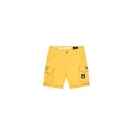 Alpha Industries Damen Shorts &raquo;Crew Short Patch&laquo; gelb 36, Normalgr&ouml;&szlig;en