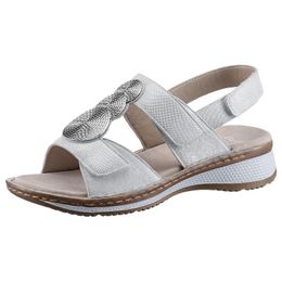 Ara Damen Sandale &raquo;HAWAII&laquo; , Sommerschuh, Sandalette, Keilabsatz, in Bequemweite G (= weit) wei&szlig; 42