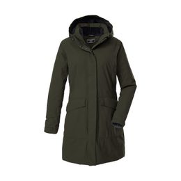 Killtec Damen Parka &raquo;KOW 18 WMN PRK&laquo; Wasser- und winddichter Parka, atmungsaktiv, verstellbare Details gr&uuml;n 44