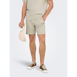 Only & Sons Only & Sons Damen ONLY & SONS Shorts &raquo;ONSKIAN LIFE REG SEERSUCKER SHORTS NOOS&laquo; beige M, N-Gr