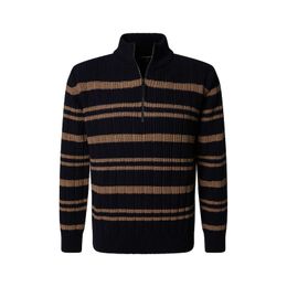 Pierre Cardin Herren Strickpullover ideal f&uuml;r k&auml;ltere Tage, aus Rippenstrick M