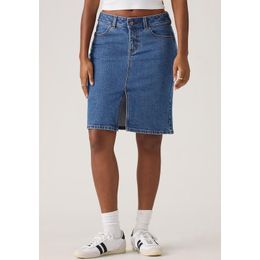 Levi's Levi's Damen Jeansrock &raquo;LOW MIDI SKIRT ME&laquo; mit Schlitz f&uuml;r mehr Bewegungsfreiheit 26