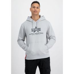 Alpha Industries Herren &raquo;Basic Hoody&laquo;, Baumwollmischung, regular fit grau L