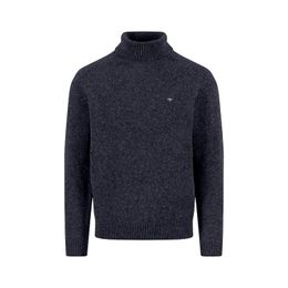Fynch-Hatton Herren Fynch-Hatton Rollkragenpullover im Strick-Look meliert M