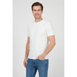 Calvin Klein Herren T-Shirt &raquo;SS STRETCH COTTON SLIM TEE&laquo; Mit Rundhalsausschnitt wei&szlig; L