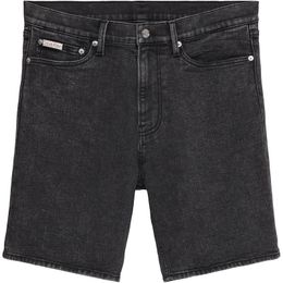 Calvin Klein Jeans Herren Shorts &raquo;SLIM ESSENTIAL BLACK SHORT&laquo; Slim fit mit praktischen Taschen 34, N-Gr