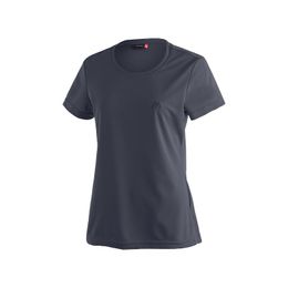 Maier Sports Damen Funktionsshirt &raquo;Waltraud&laquo; Damen T-Shirt, schnelltrocknendes Freizeitshirt, Regular Fit blau 44
