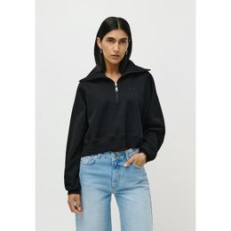 Leger Damen LeGer Sweatshirt &raquo;Meret, LeGer by Lena Gercke&laquo;, cropped, mit Stehkragen schwarz 40