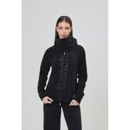 Bench. Damen Fleecejacke &raquo;FINISH&laquo; mit Logodruck schwarz 36