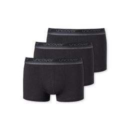 uncover by Schiesser Herren uncover by Schiesser Boxer &raquo;Uncover Cotton&laquo; 2er Pack, Logo-Bund, elastisch, ohne Eingriff, perfekter Sitz 3XL