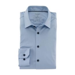 OLYMP Herren OLYMP Businesshemd &raquo;No. Six 24/Seven super slim&laquo; in bequemer Jersey-Qualit&auml;t blau 43, N-Gr