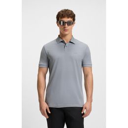 BOSS Green Herren BOSS Green Poloshirt &raquo;Pio&laquo; mit Polokragen grau 3XL